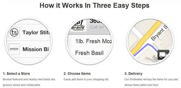 Postmates on-demand delivery service debuts in Boston
