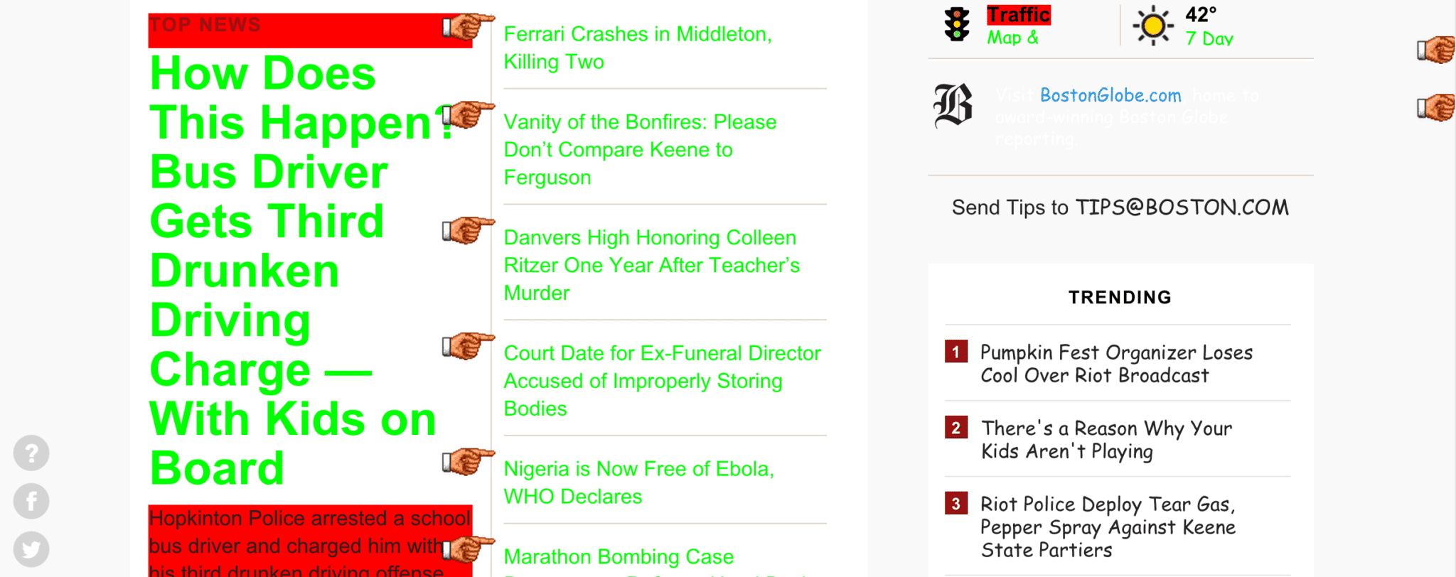 The Geocities-izer turns your favorite websites into a Geocities page