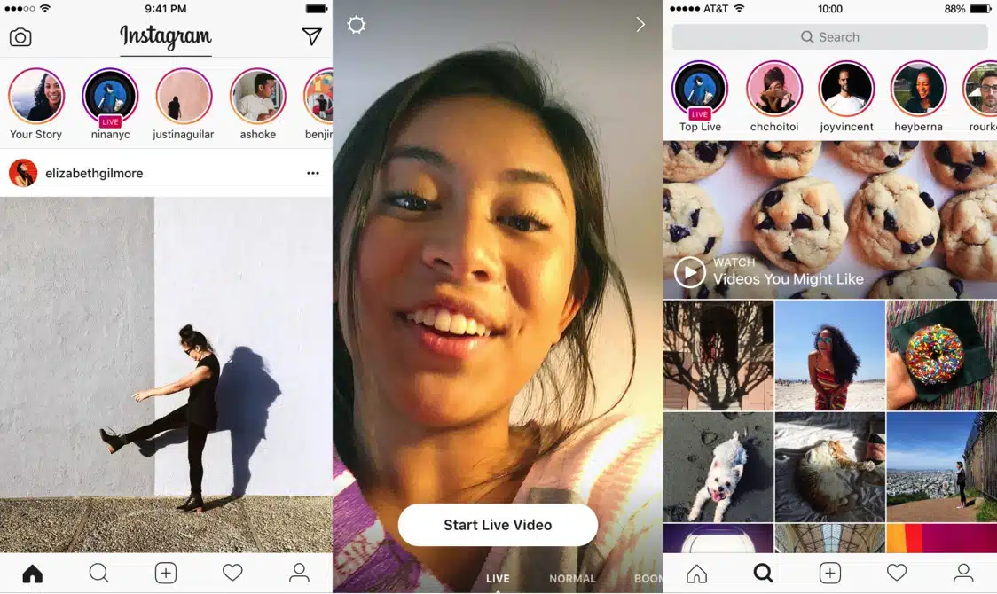 How to record live video on Instagram