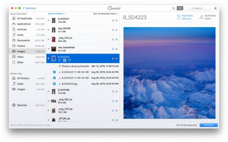 Gemini 2 solves the problem of duplicate files on your Mac and zaps ...