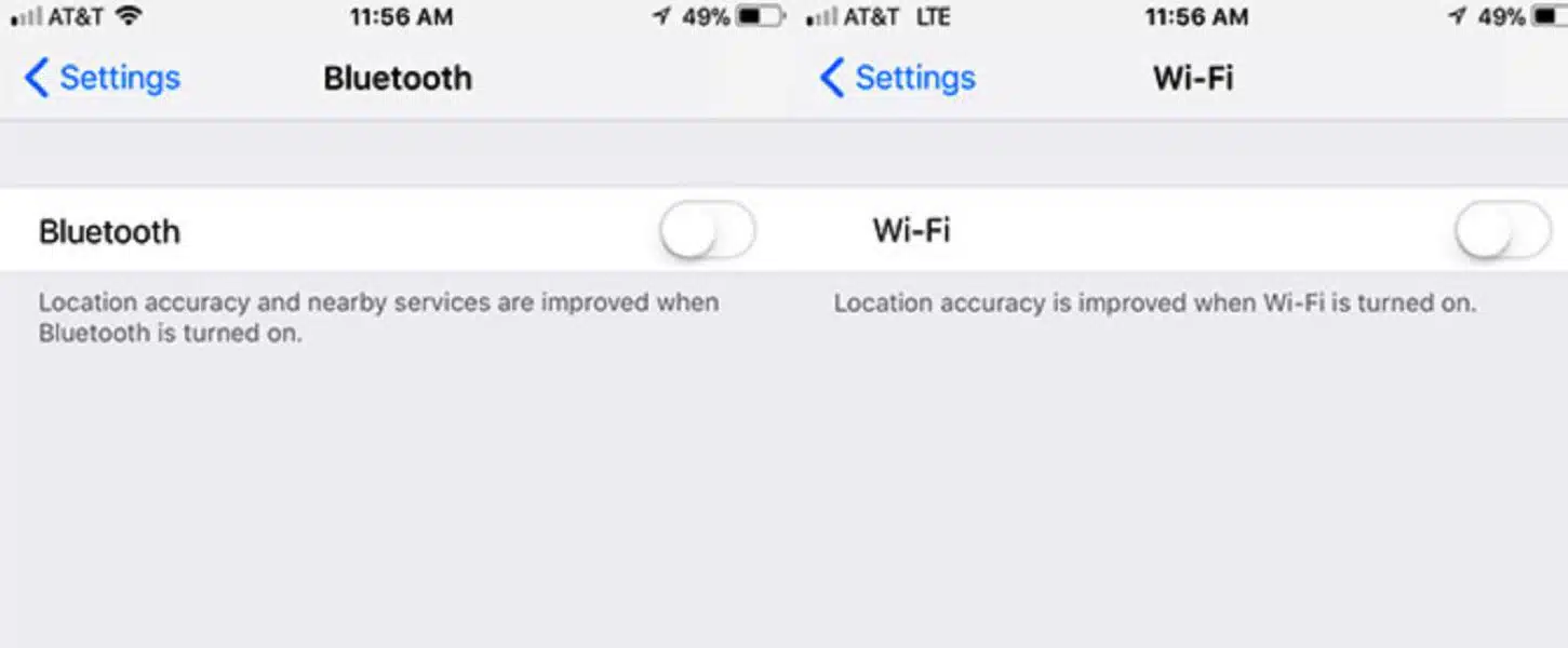 This is the best way to turn off Bluetooth and Wi-Fi in iOS 11