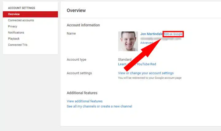 A quick and simple guide on how to change your YouTube name