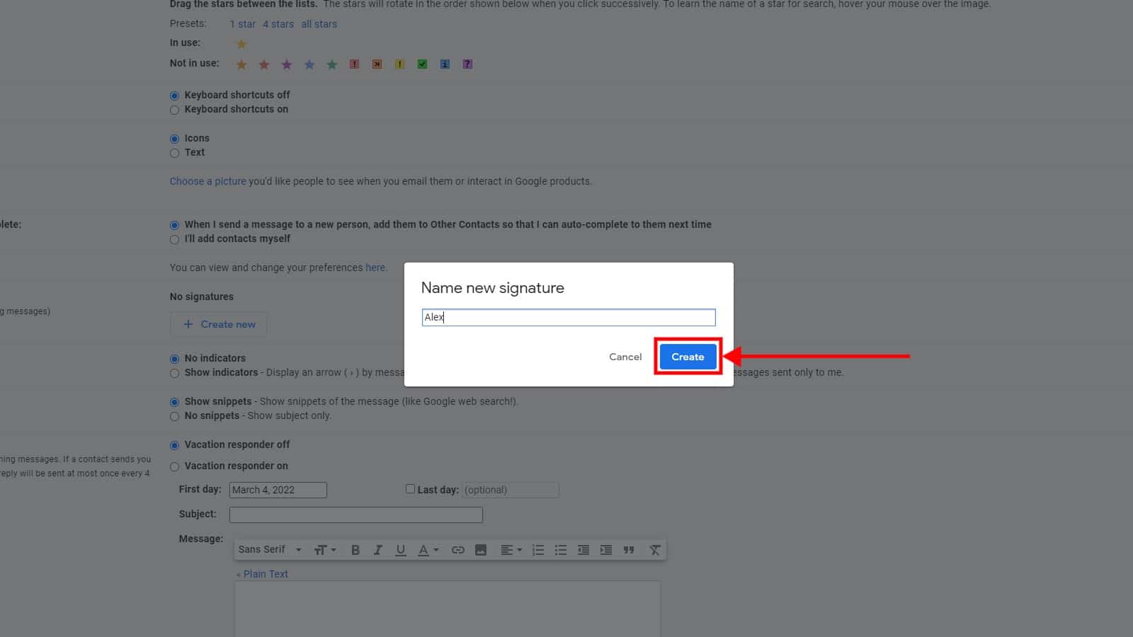 How to add a signature in Gmail