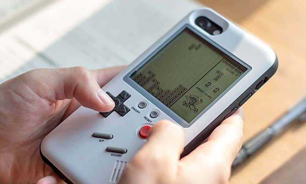 This iPhone case transforms your phone into a playable GameBoy