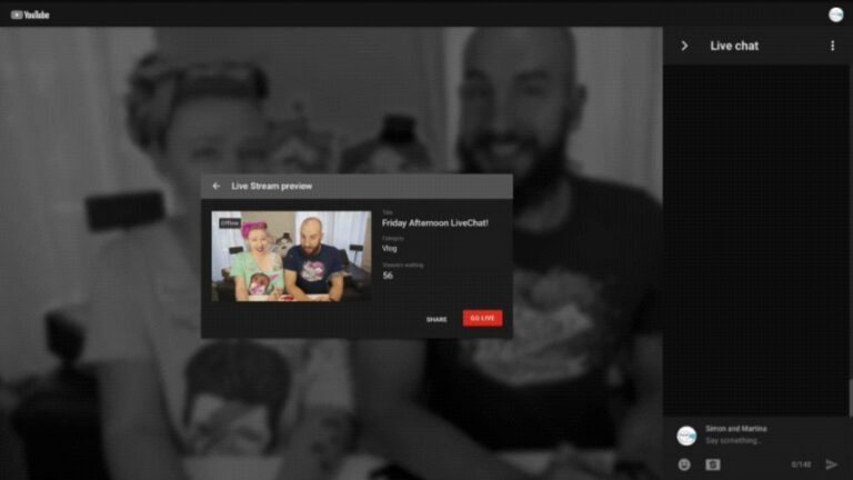 You can now stream to YouTube Live with just your webcam