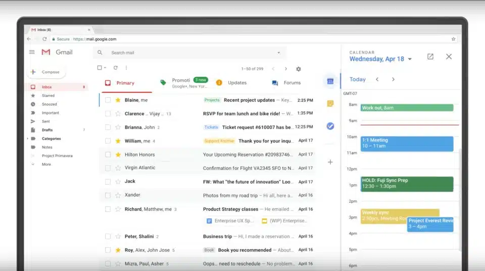 The new Gmail experience has arrived, here's what it looks like