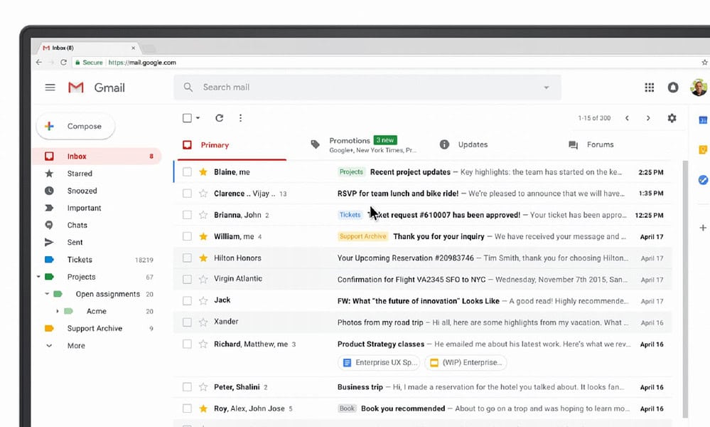 The new Gmail experience has arrived, here's what it looks like