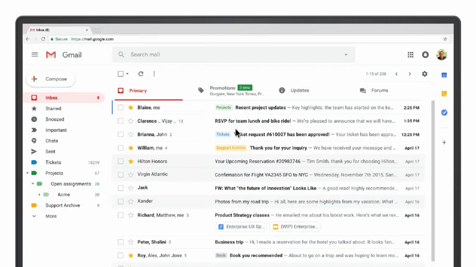 The new Gmail experience has arrived, here's what it looks like