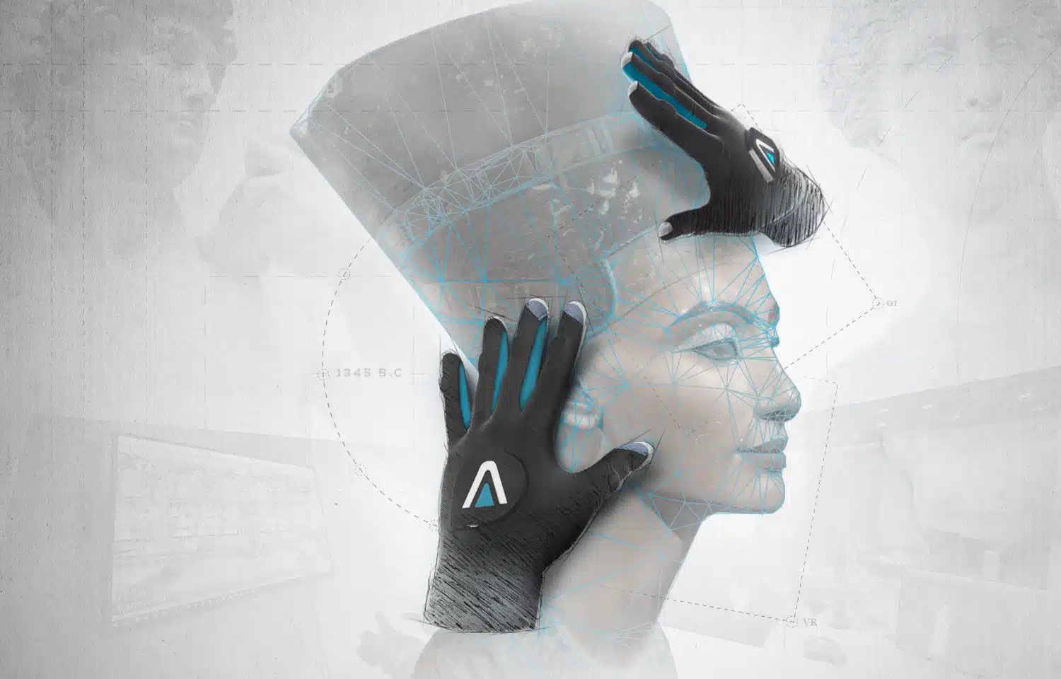 This VR exhibit enables the blind to 'see' art with haptic gloves