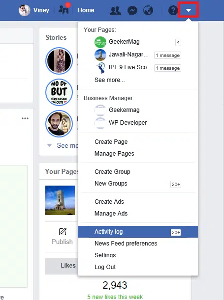 The easiest way to clear your Facebook search history
