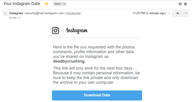 Here's how to download all of your Instagram data right now