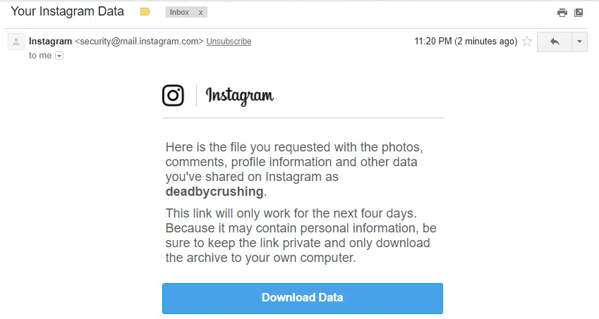 Here's how to download all of your Instagram data right now
