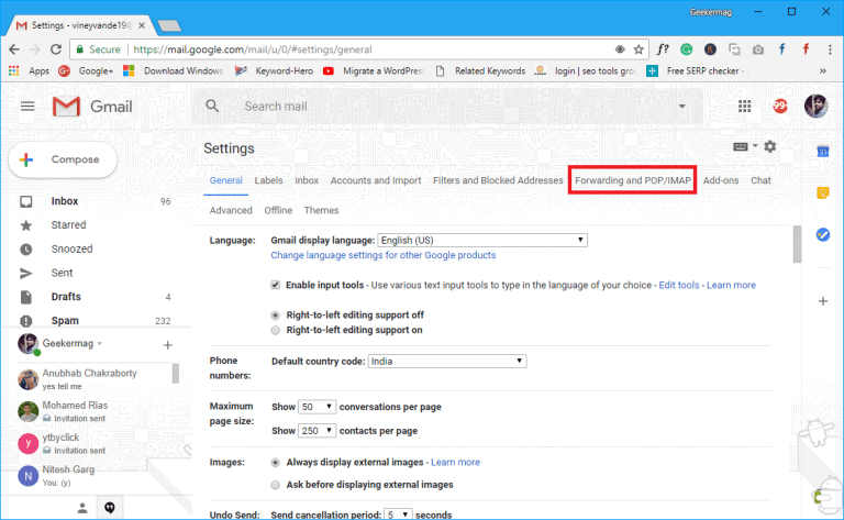 Here's how to get your emails forwarded from Gmail to Outlook