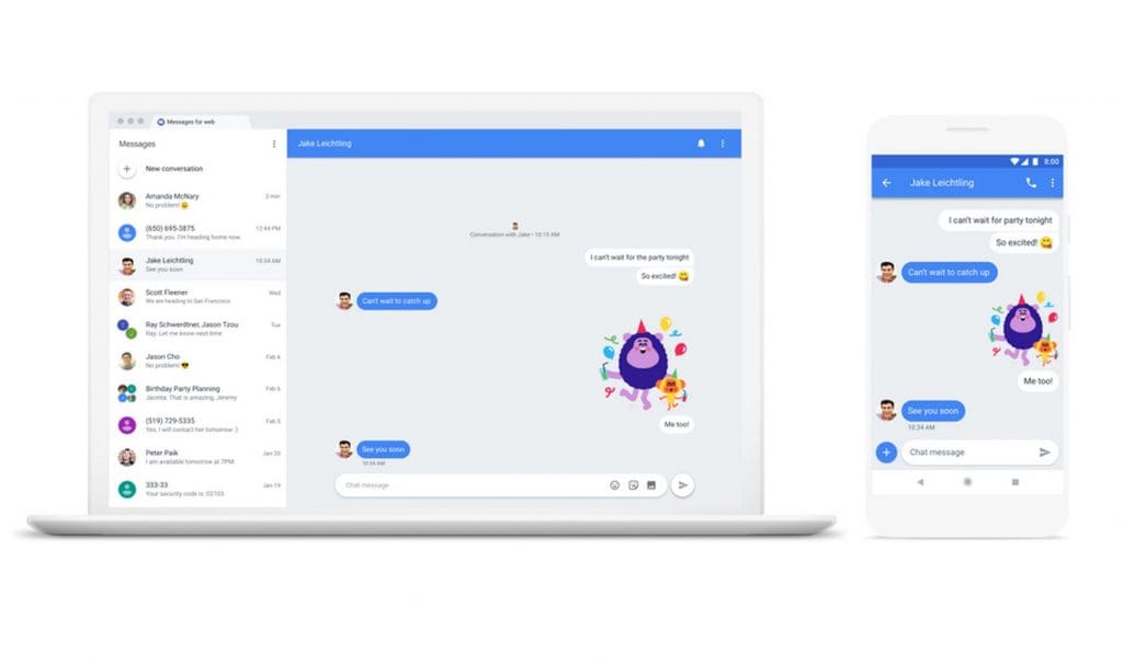 You can now finally send Android Messages from your computer