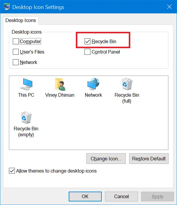 Here's how to restore a lost Recycle Bin in Windows 10