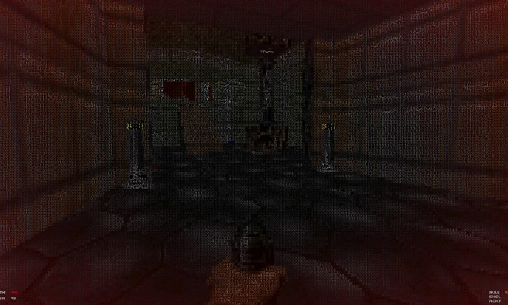You can now play Doom in ASCII mode because life is pain