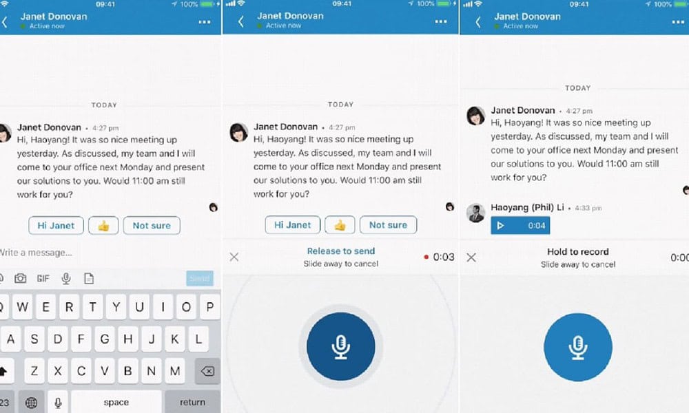 Linkedin introduces voicemail, literally a feature no one ever asked for