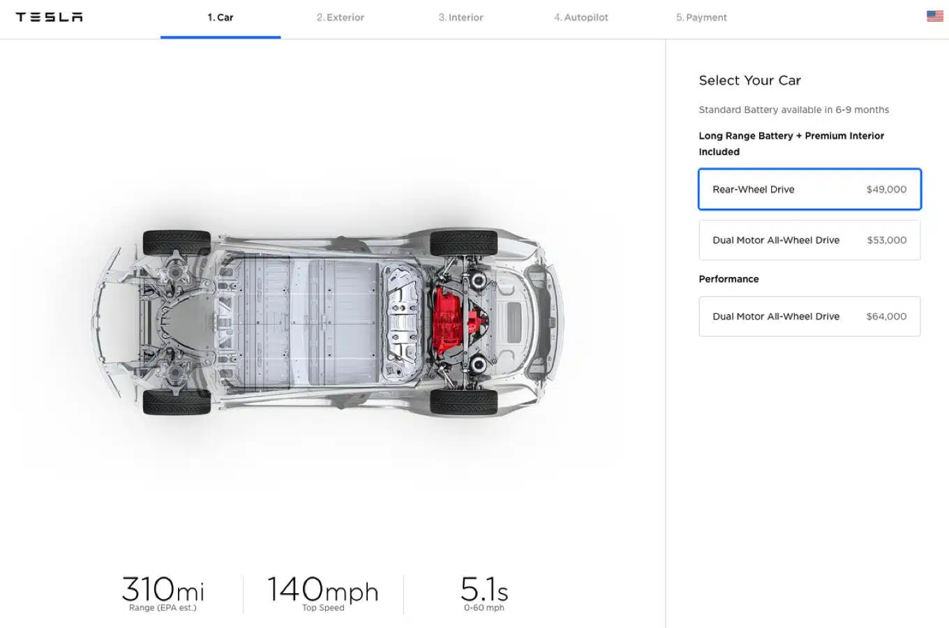Anyone in the US and Canada can now order a Tesla Model 3 without a ...