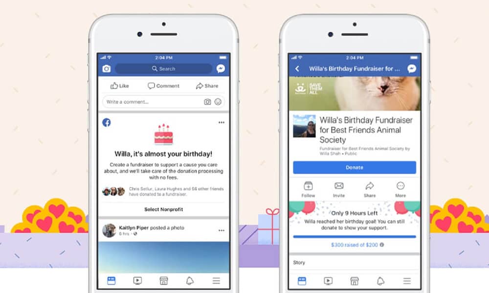 Facebook's birthday fundraising tool has now raised over $300 million