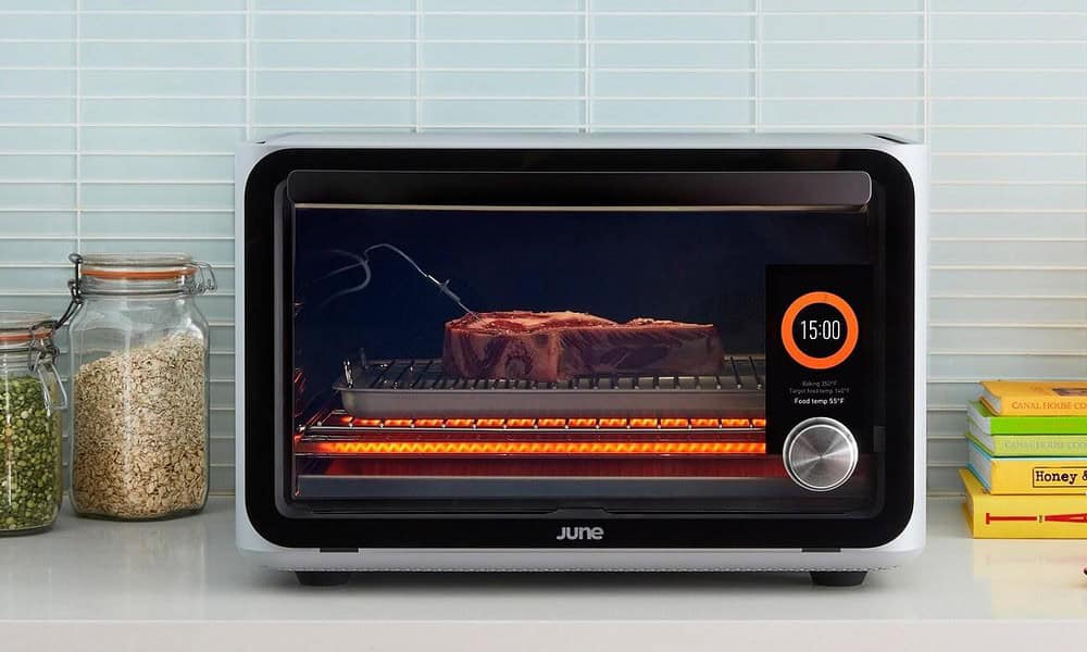 The 2nd generation June Intelligent Oven knows those are Totino's pizza ...