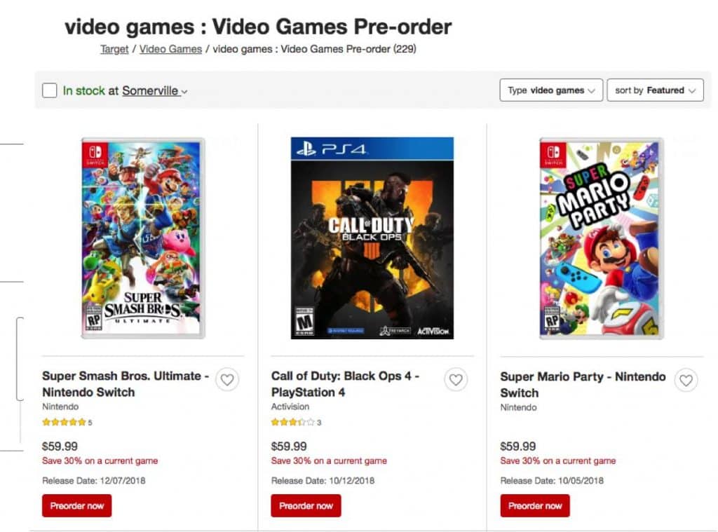 Don't wait, Target's pre-order deal on video games is tough to beat