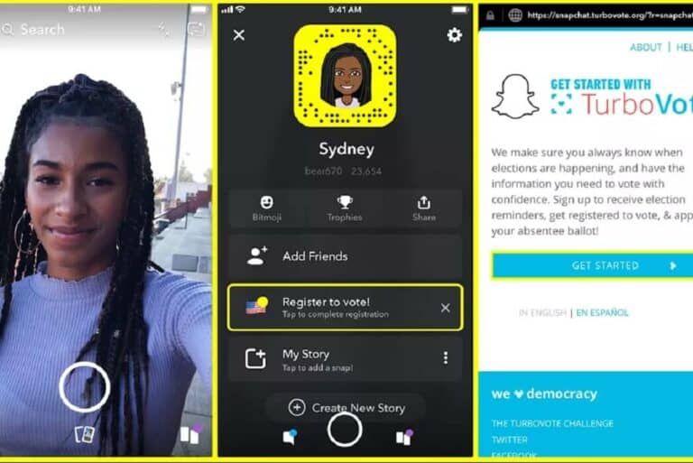 You'll soon be able to register to vote directly from Snapchat