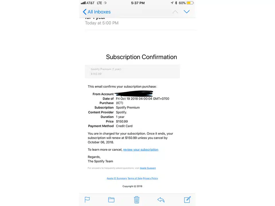 Watch out, there's a new Spotify phishing scam targeting your Apple ID