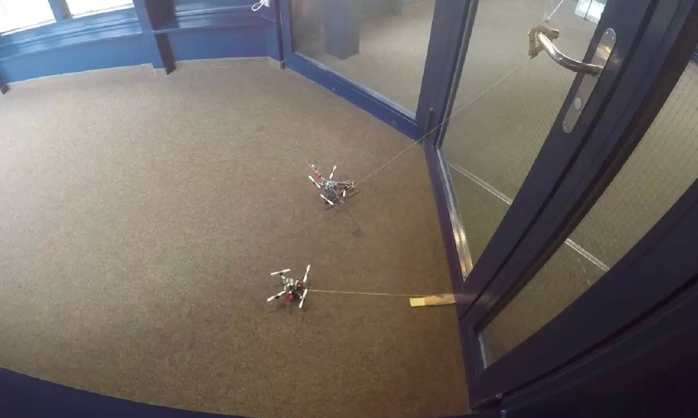 Tiny wasp drones could someday be used in emergencies to open doors