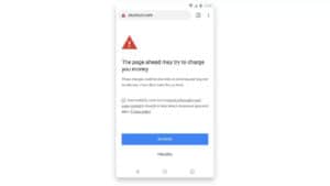 Chrome's new update will warn people of mobile subscription scams