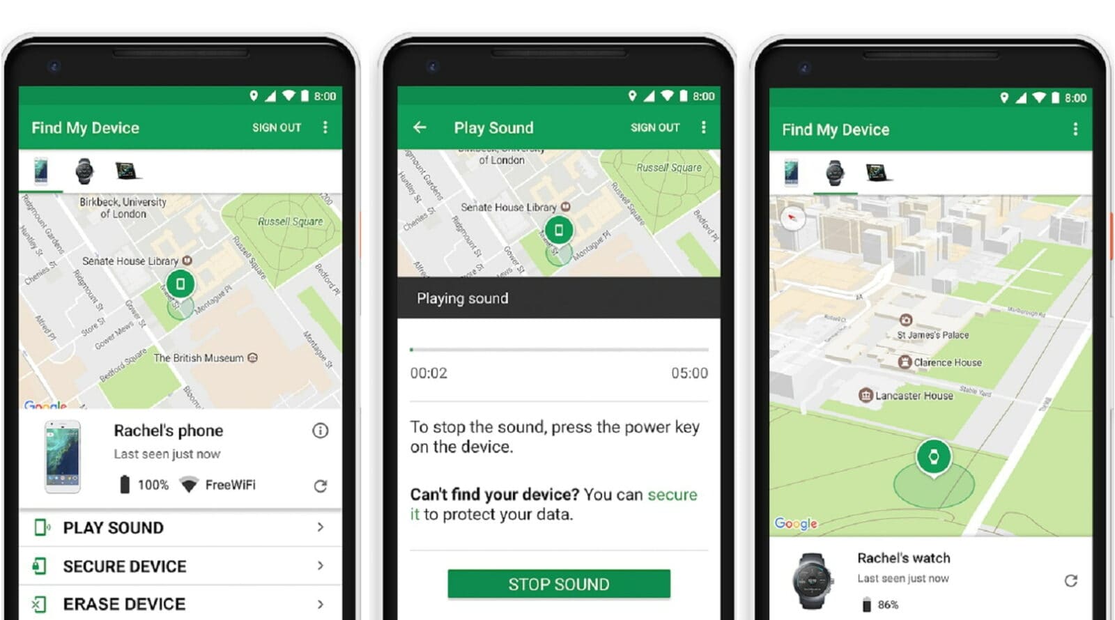 Google's Find My Device feature can now be used indoors (sometimes)