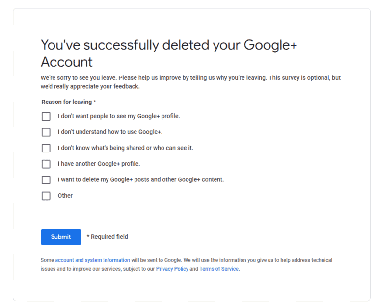 Here's how to check and delete your Google+ account