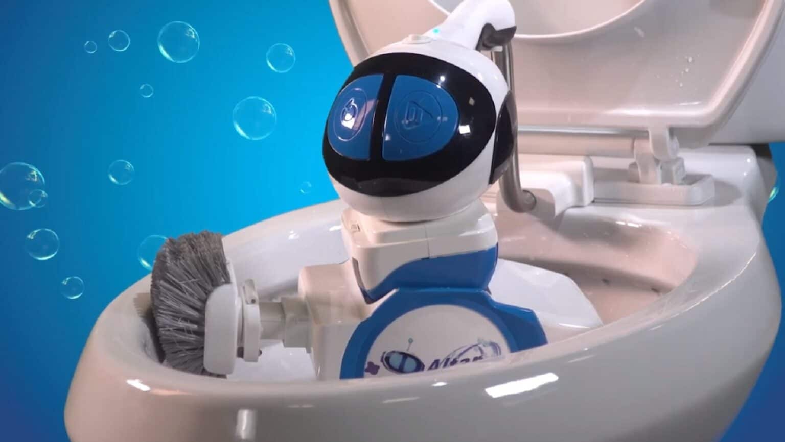 This toilet cleaning robot is the best thing I've seen today