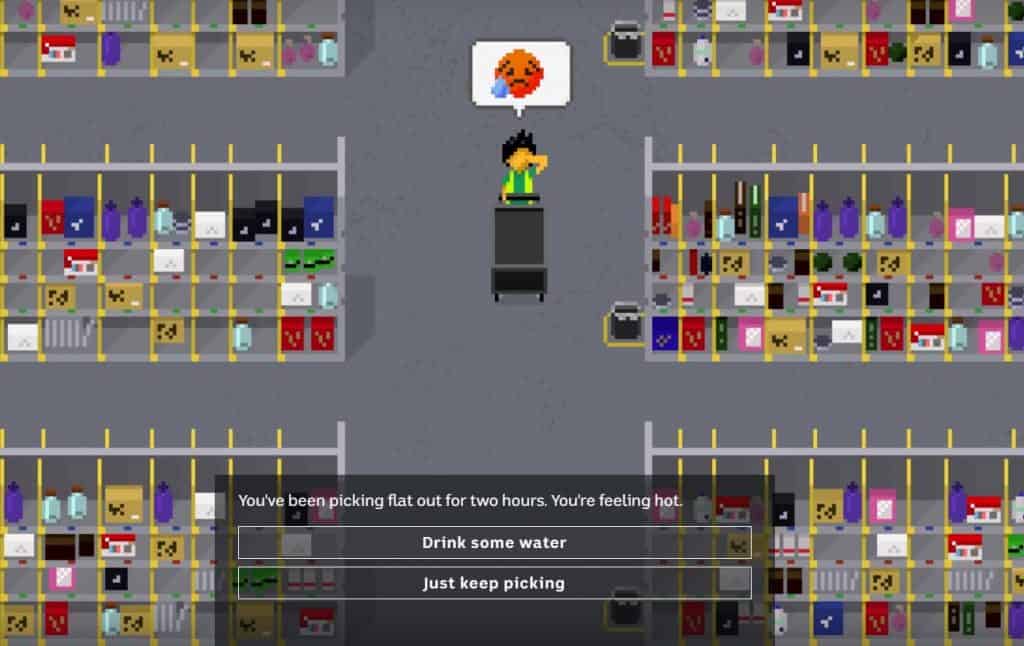 This game will let you experience a week as an Amazon fulfillment worker