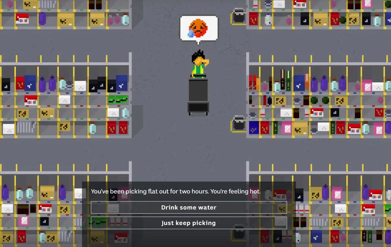 This game will let you experience a week as an Amazon fulfillment worker