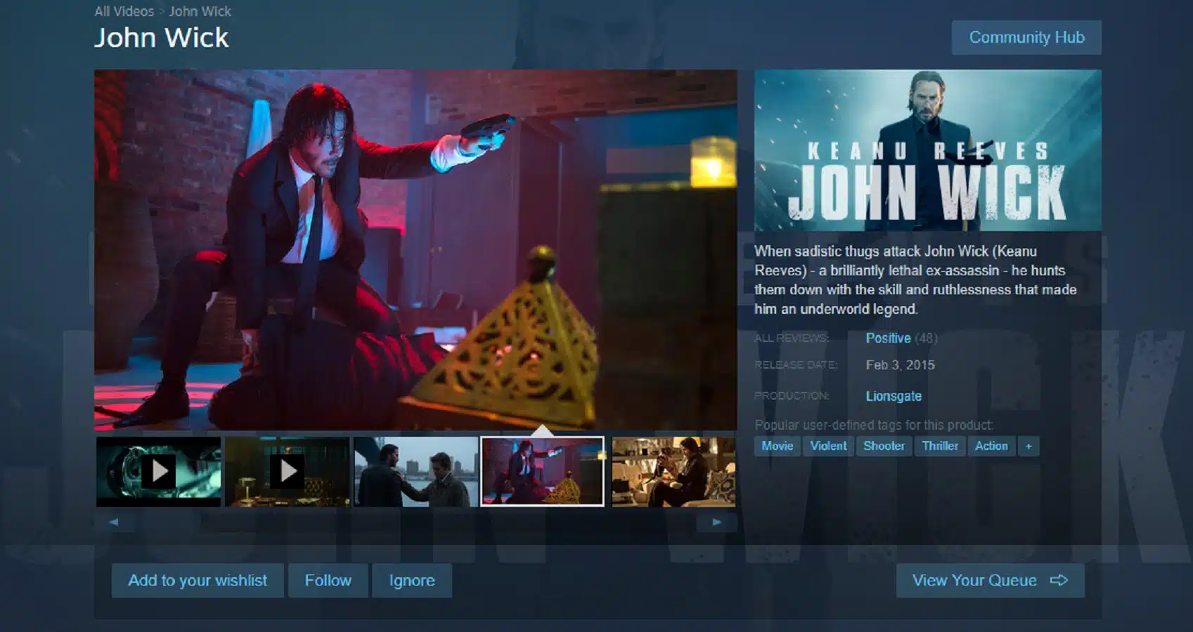 Valve realizes no one watches movies on Steam, removes most videos