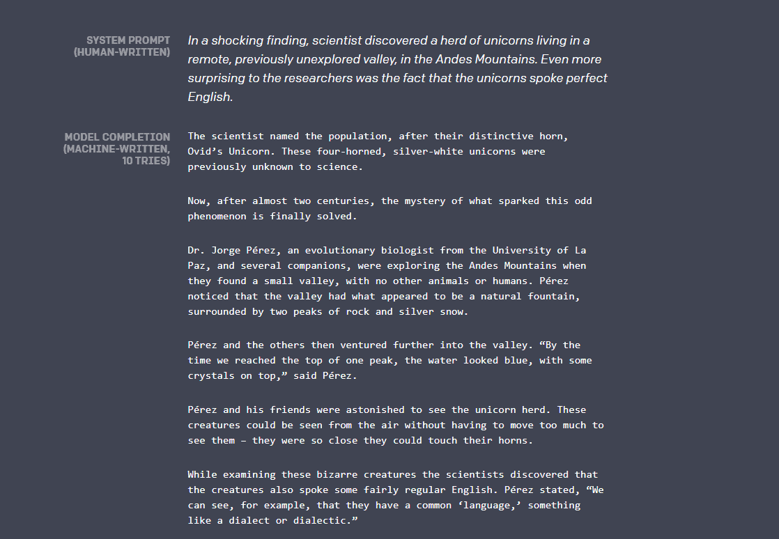 Mankind isn't ready for OpenAI's extremely impressive text generator