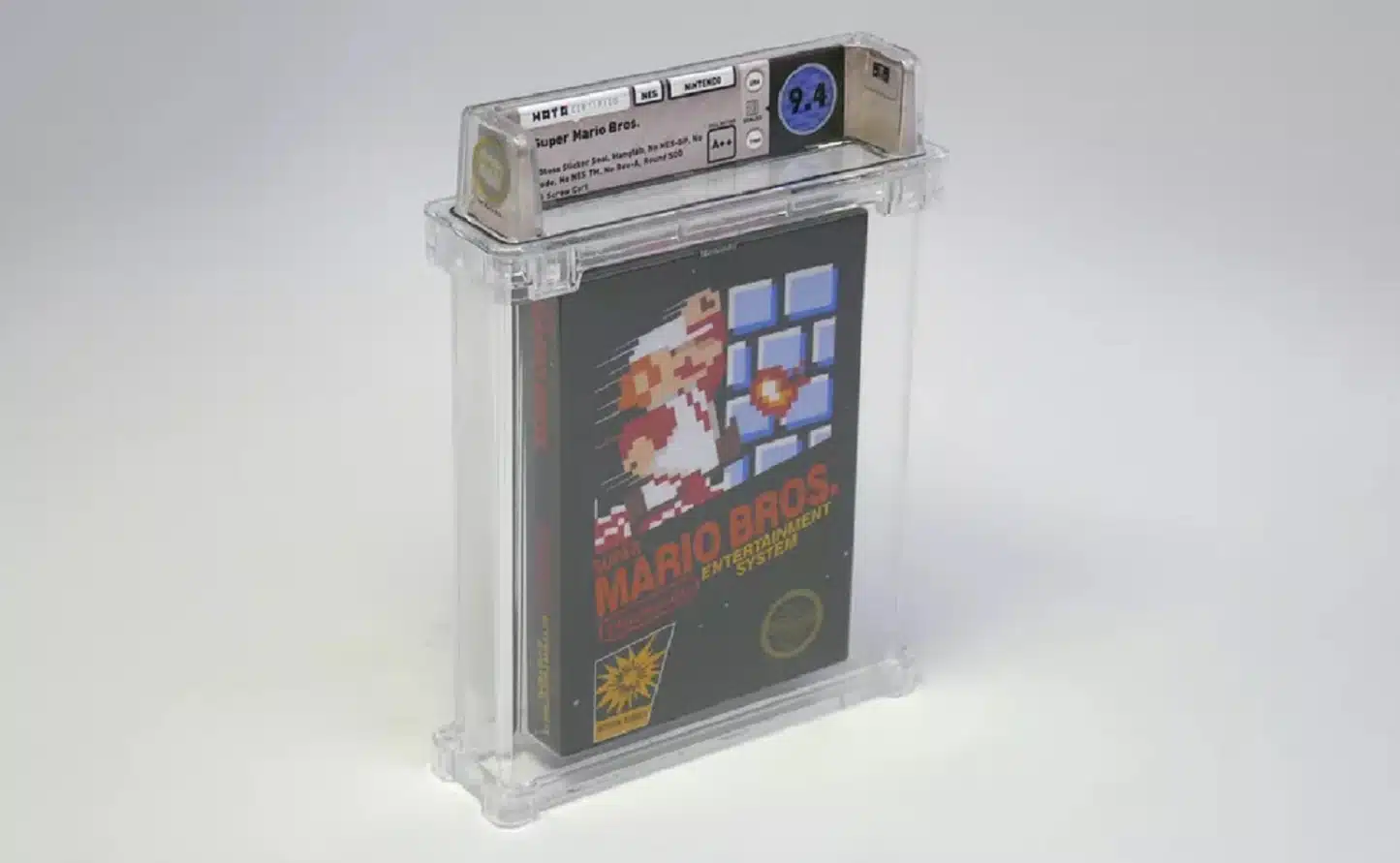 An extremely rare copy of Super Mario Bros. just sold for over $100k