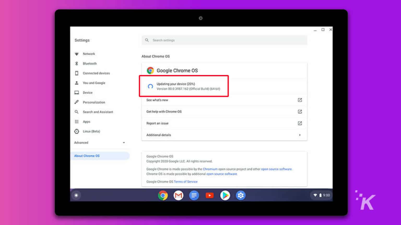 How to update Google Chrome on basically any device