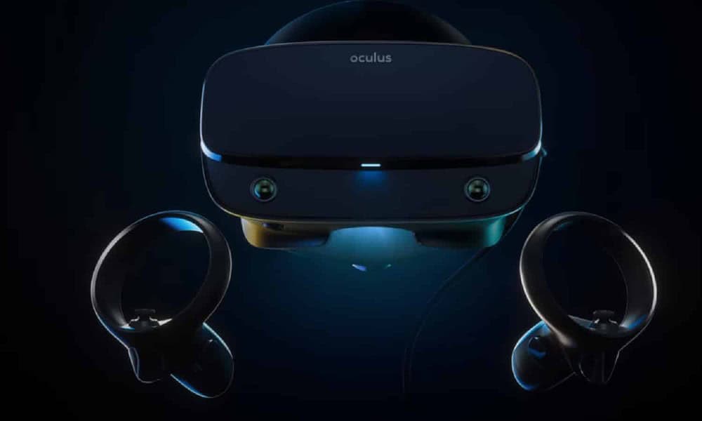The Oculus Rift S provides high-resolution screens and built-in tracking