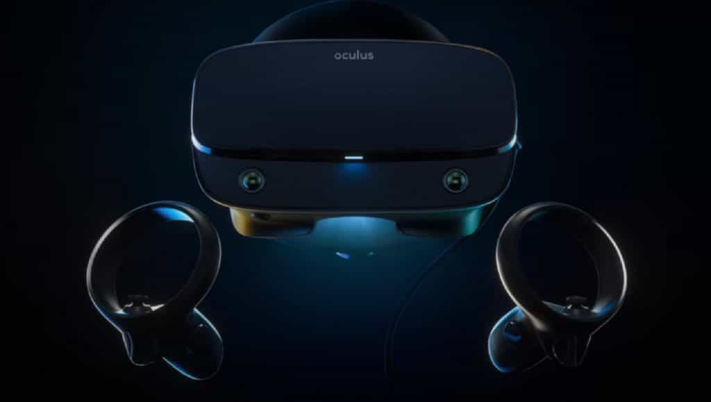 The Oculus Rift S provides high-resolution screens and built-in tracking