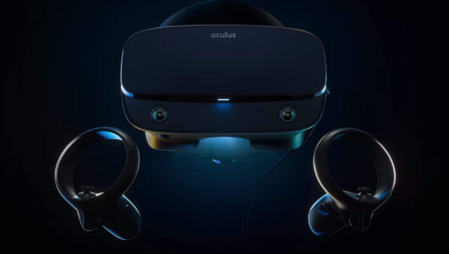 The Oculus Rift S provides high-resolution screens and built-in tracking