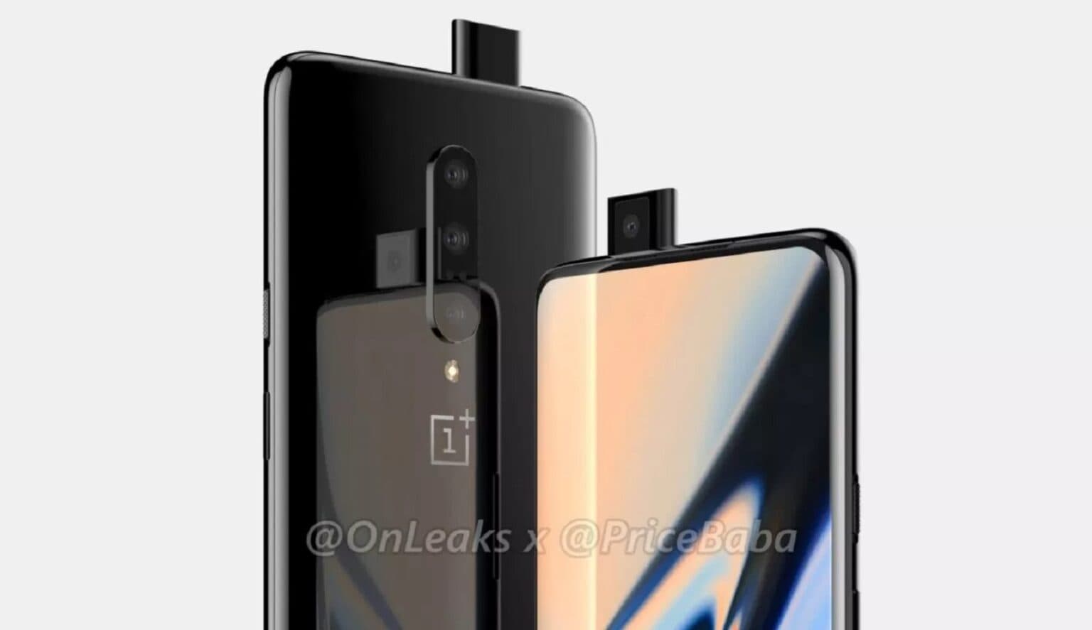 The OnePlus 7 looks to skip the notch and replace it with a pop-up camera