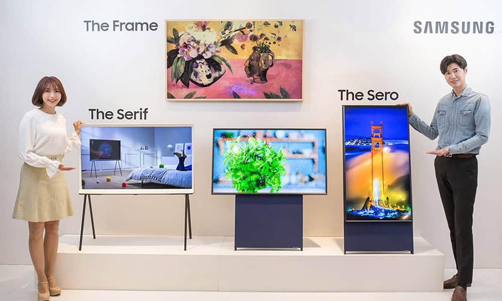 Samsung's new Sero TV allows you to rotate the screen vertically
