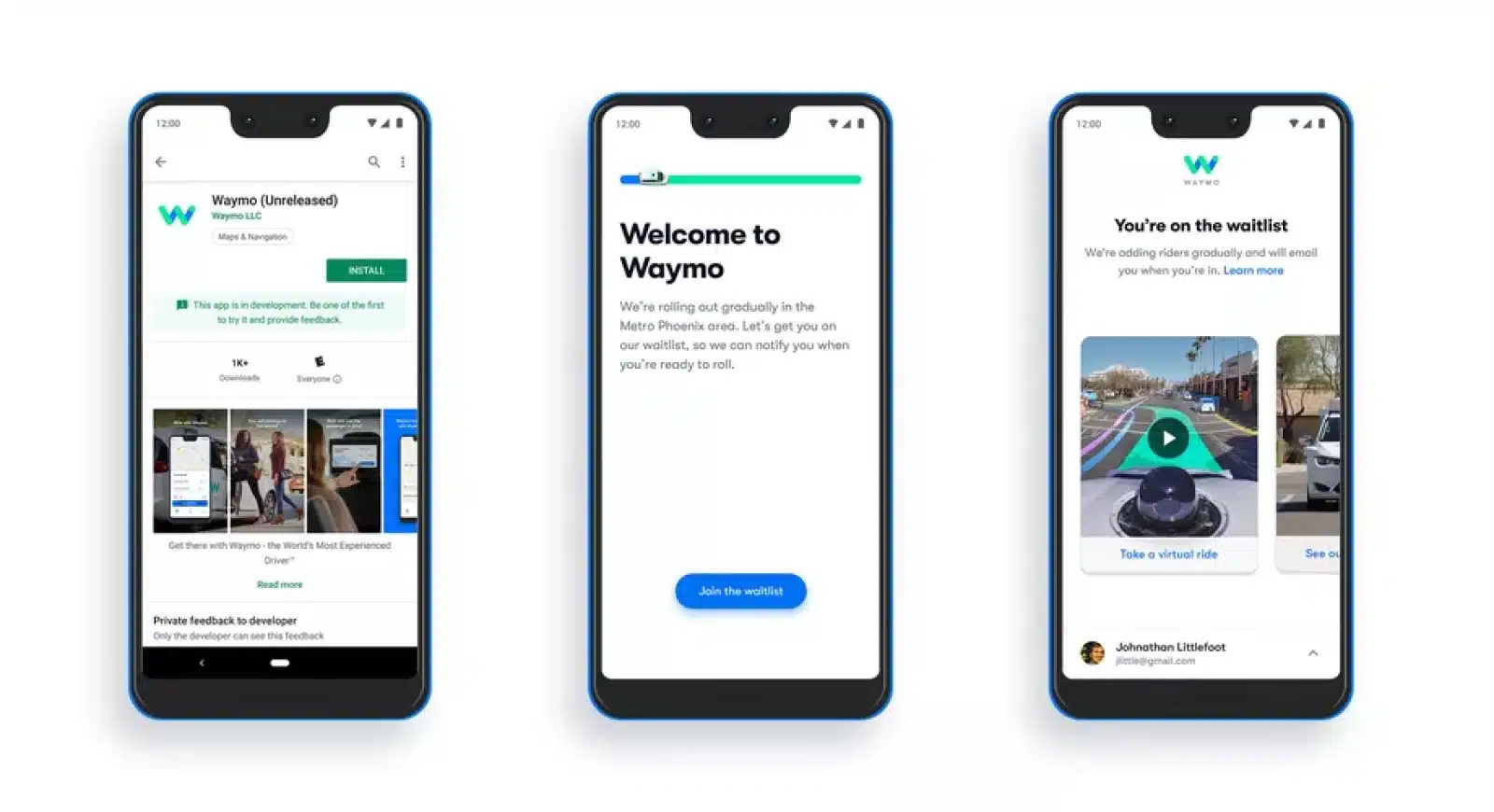 Waymo just slid its self-driving ride-hail app into the Google Play Store