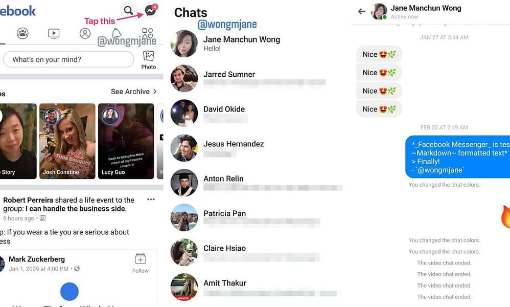Facebook might be moving messaging back to the main app