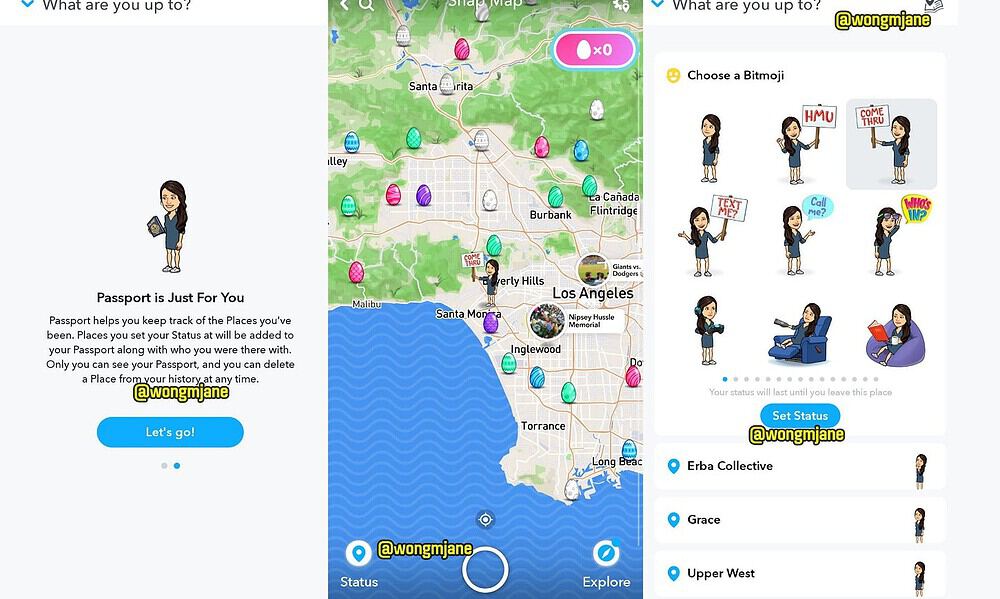 In a bid for renewed relevance, Snapchat is testing Bitmoji check-ins