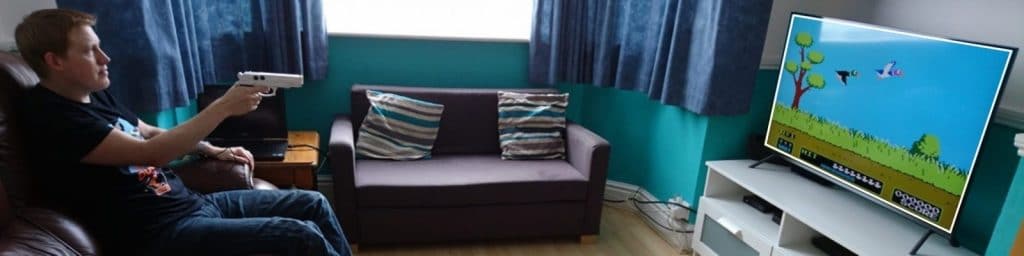 There's finally an arcade-style light gun that works with LCD screens