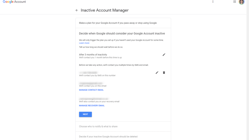 How to set your Google account to delete itself when you die