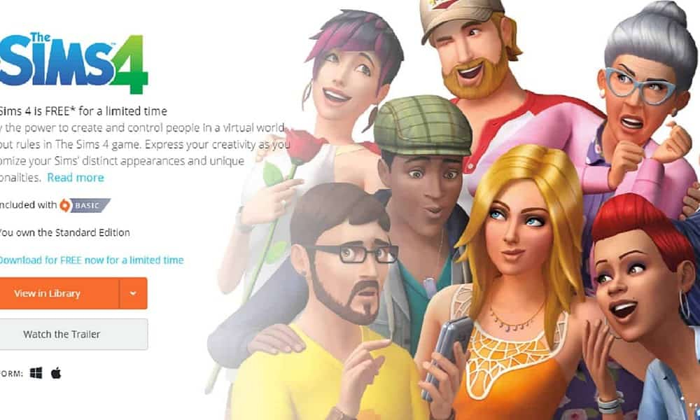 Yo, you can get The Sims 4 fo' free on PC right now