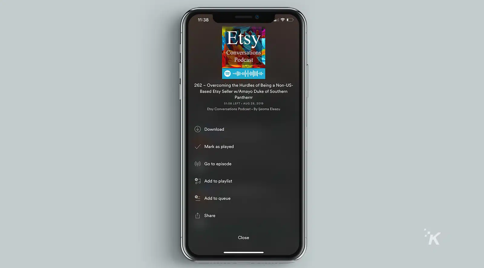 You can now add podcasts to your favorite playlists in Spotify